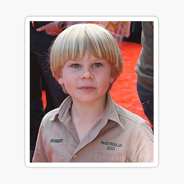 "Baby Robert Irwin" Sticker for Sale by miaraym | Redbubble
