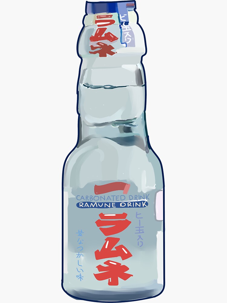 "kawaii ramune sticker" Sticker by cranjamz | Redbubble