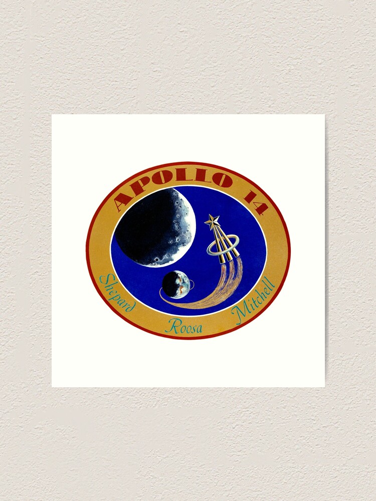 "Apollo 14 Nasa Space Mission Insignia Patch" Art Print by BERGULATOR ...