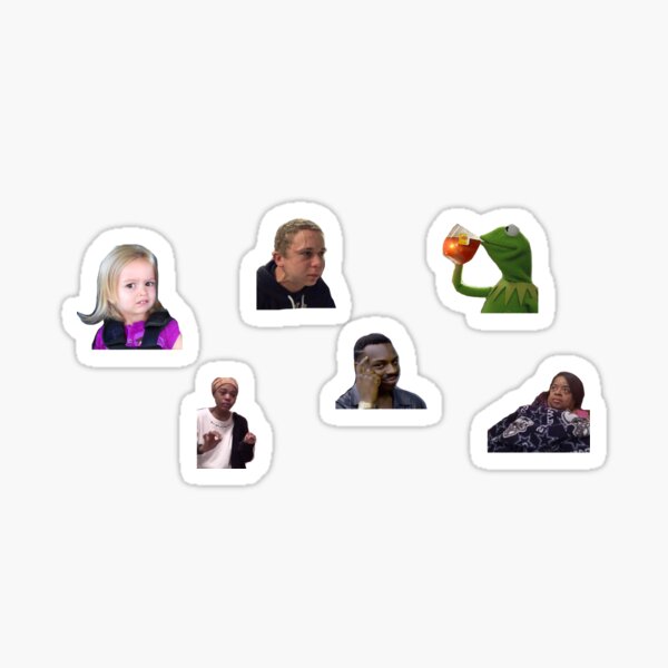 "Meme Sticker Pack" Sticker by taliapaige | Redbubble