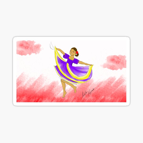 "Peruvian Trujillo Marinera Dancer Girl Peru Drawing by Adela Hurtado ...