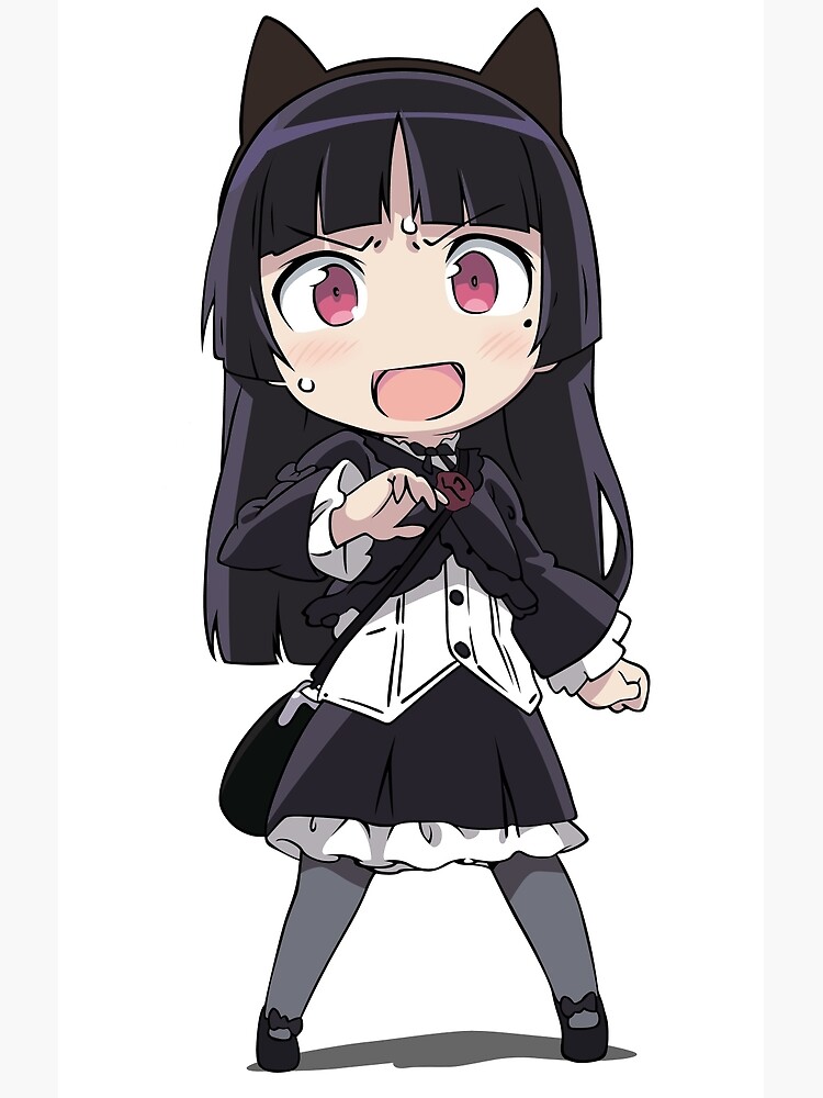 "Kuroneko" Art Print for Sale by Deso-Senpai | Redbubble