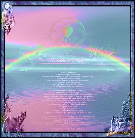 "Rainbow Bridge" Poster by EnchantedDreams | Redbubble
