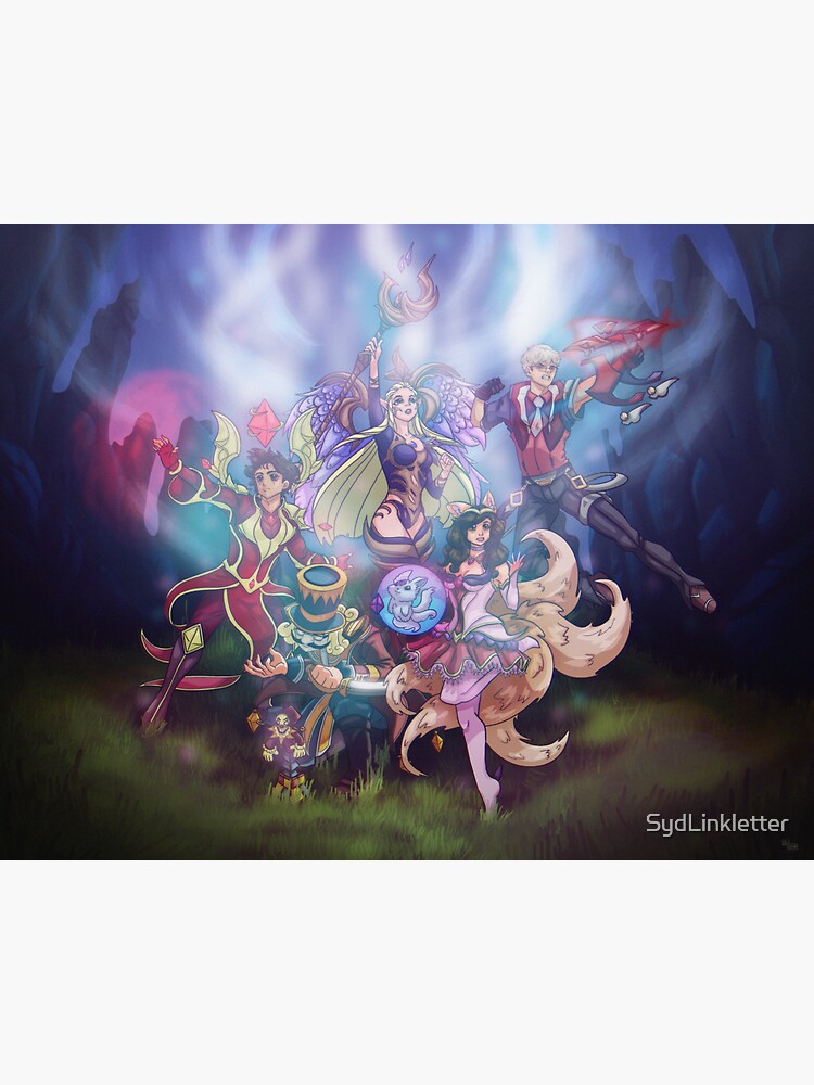 "LoL Super Gang!" Sticker for Sale by SydLinkletter | Redbubble