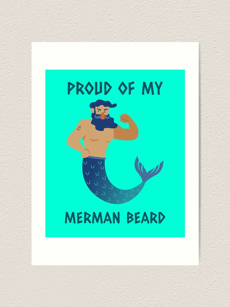 "Merman Beard" Art Print for Sale by Krs-123 | Redbubble