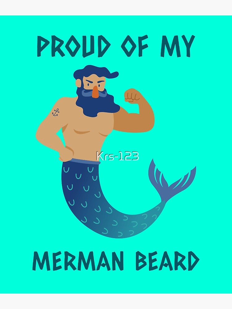 "Merman Beard" Art Print for Sale by Krs-123 | Redbubble
