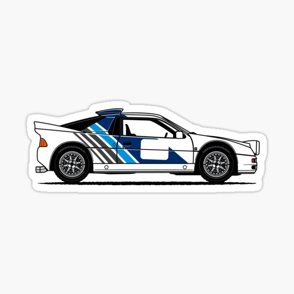 "RS200 Group B Rally Car" Sticker for Sale by nutandbolt | Redbubble