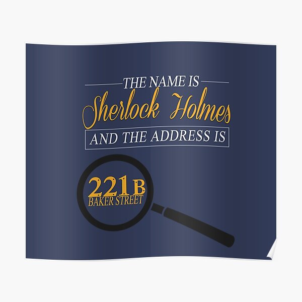 "221B Baker Street" Poster by forgottenLexi | Redbubble