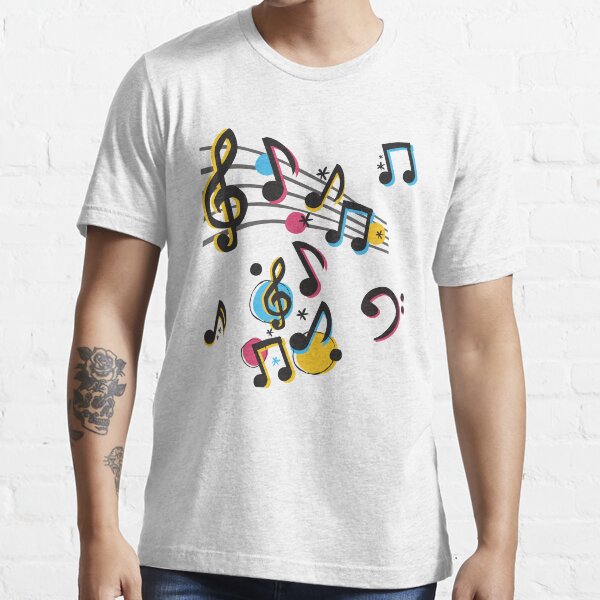 "Colorful Musical Notes Pattern" T-shirt for Sale by Trendy49 ...