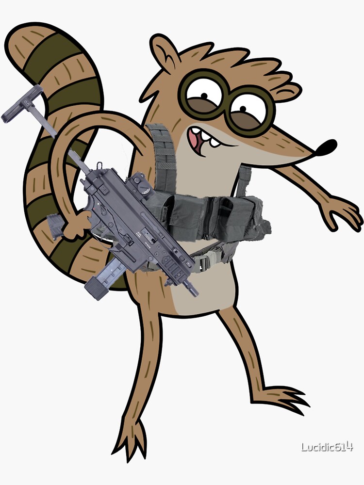 "Tactical Raccoon" Sticker for Sale by Lucidic614 | Redbubble