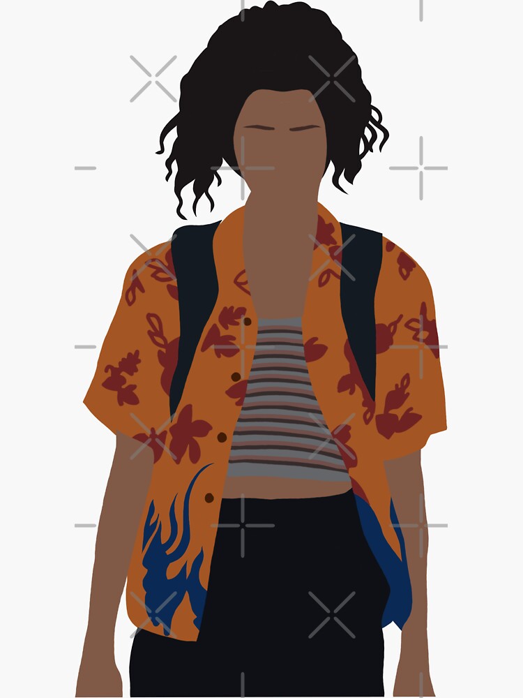 "rue bennett euphoria" Sticker by xandracereza | Redbubble