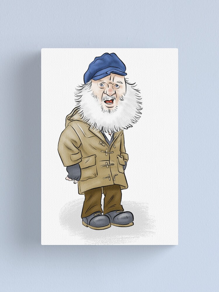 "Only Fools and Horses Uncle Albert" Canvas Print by Stumongous | Redbubble