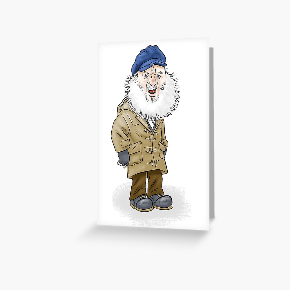 "Only Fools and Horses Uncle Albert" Greeting Card by Stumongous ...