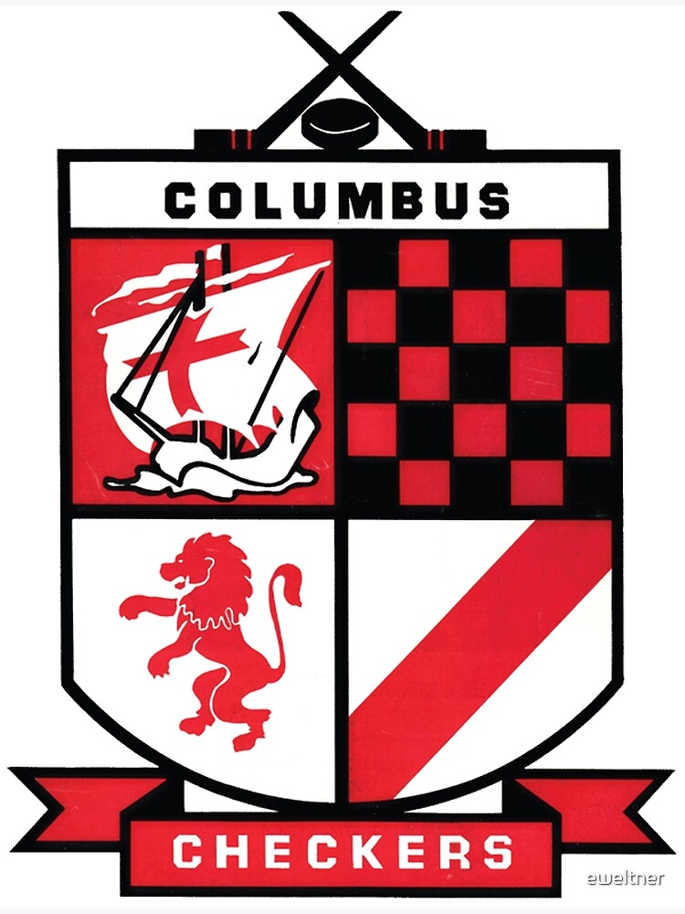"Columbus Checkers hockey logo " Poster by eweltner | Redbubble