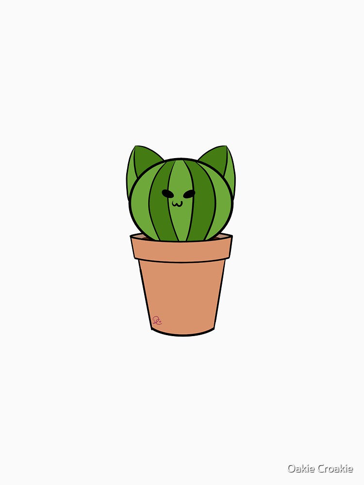 "Cute Cartoon Cat Cactus" T-shirt for Sale by DaisyChain-ARTS ...