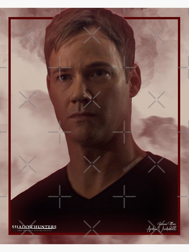 "Andrew Underhill - Season Three Poster - Shadowhunters" Sticker for ...