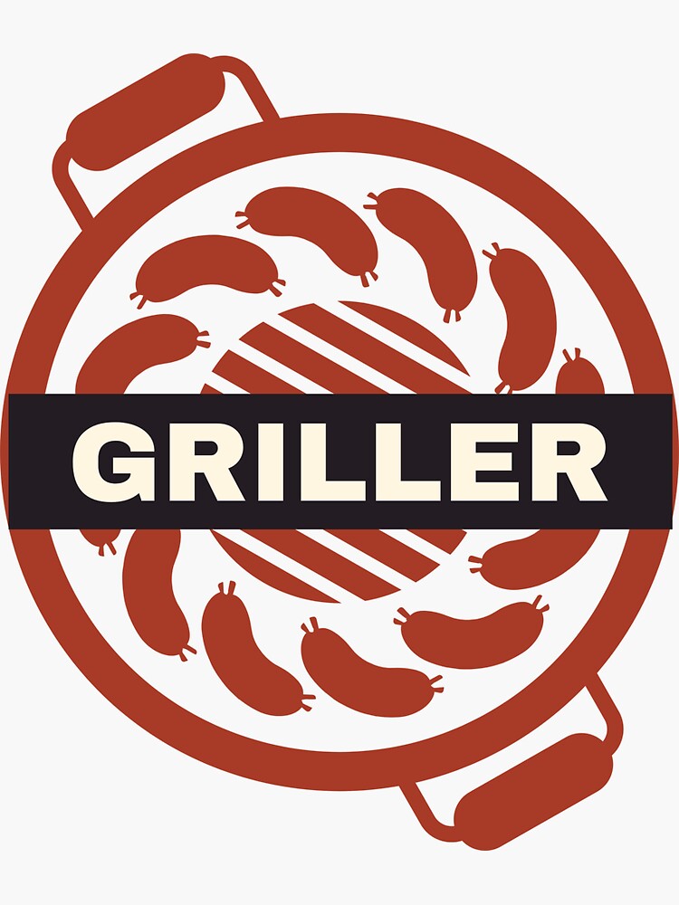 "Griller" Sticker by KitchenClothing | Redbubble