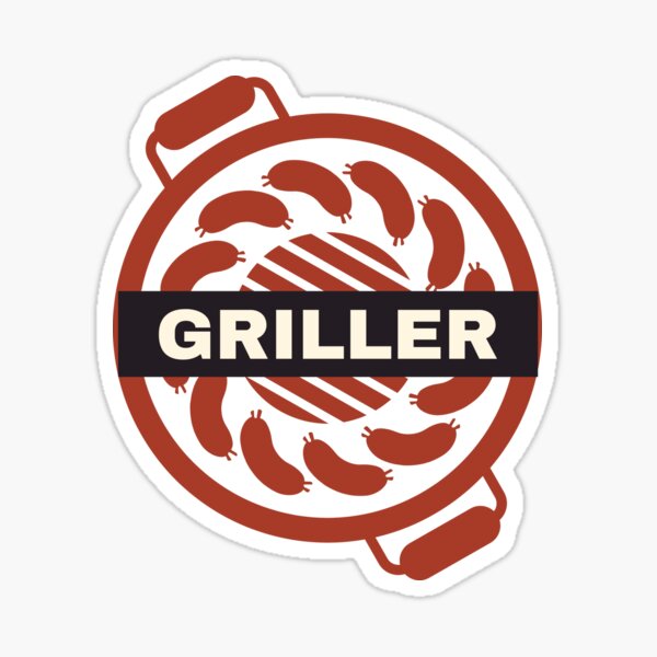 "Griller" Sticker by KitchenClothing | Redbubble