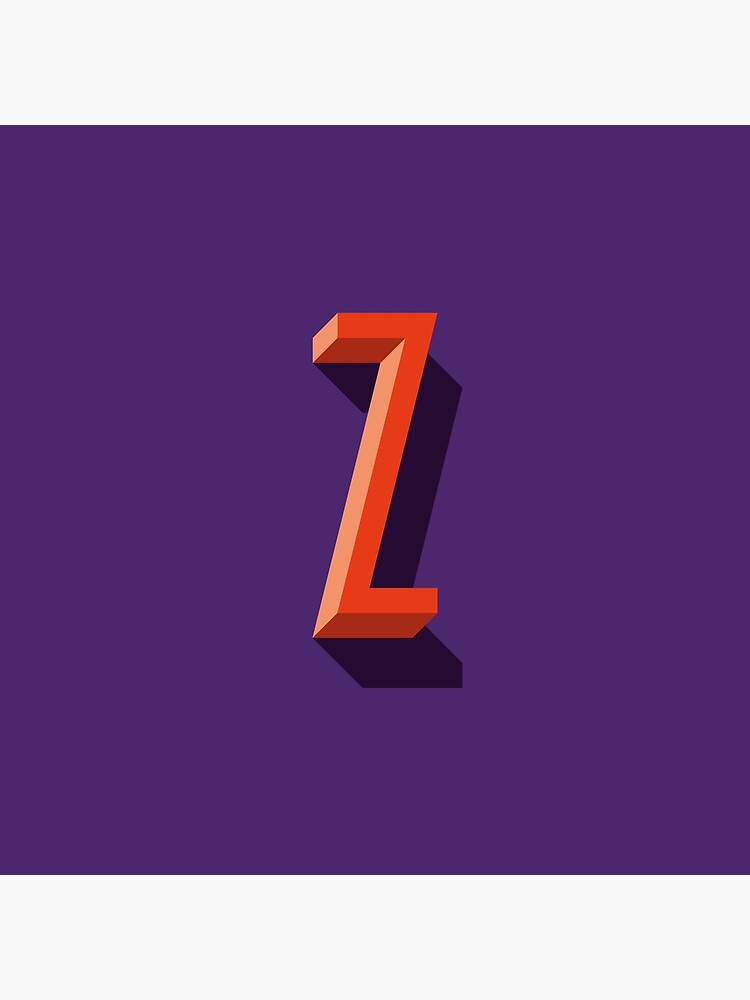 "Letter Z - 3D Art Deco Initials" Poster for Sale by Bowksrowks | Redbubble
