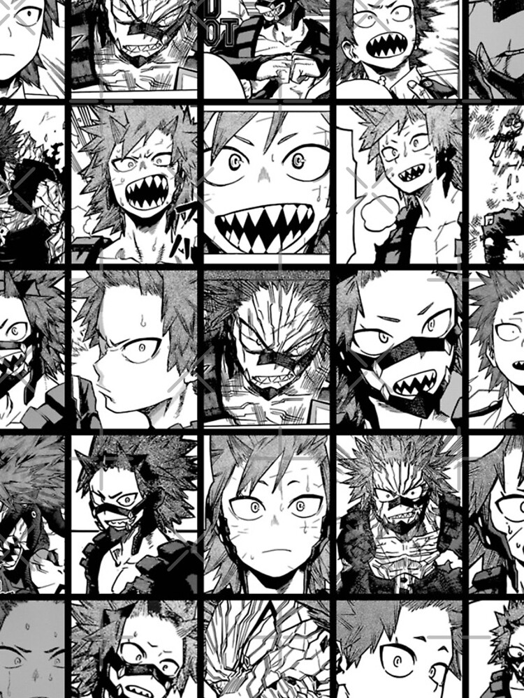 "Kirishima eijirou- manga black and white version" iPhone Case for Sale ...