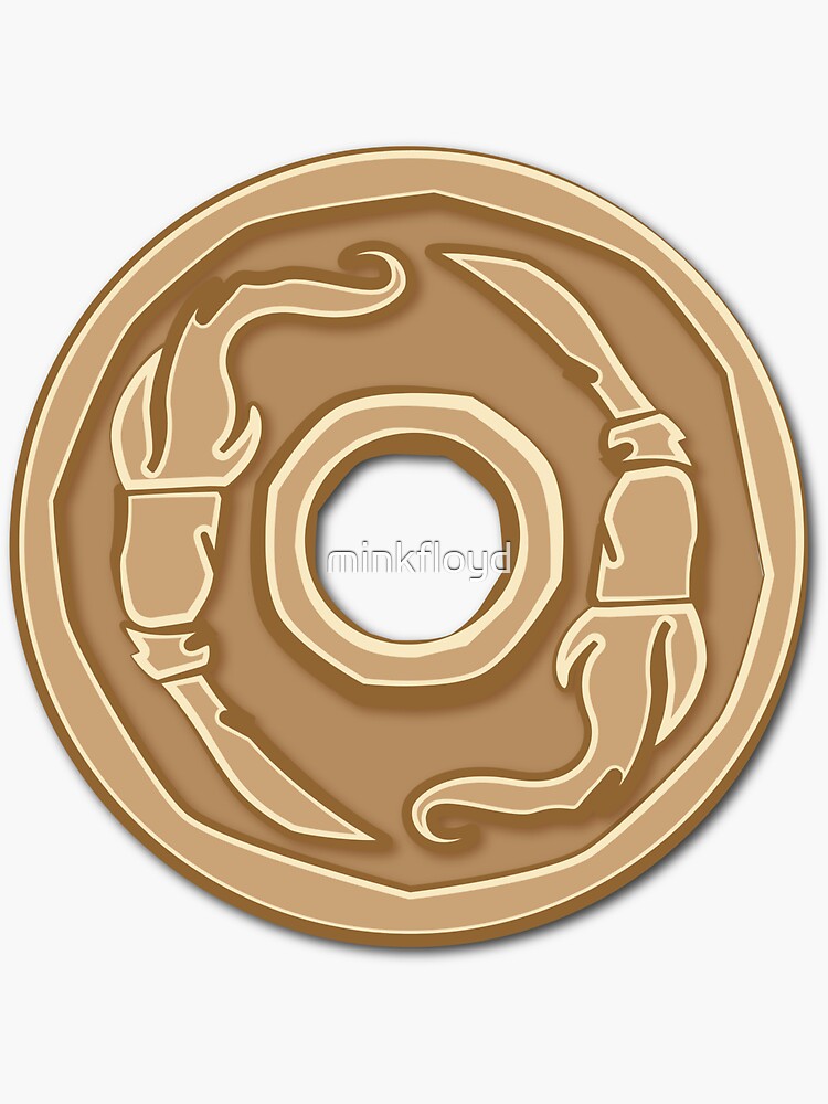 "Fire Token" Sticker by minkfloyd | Redbubble
