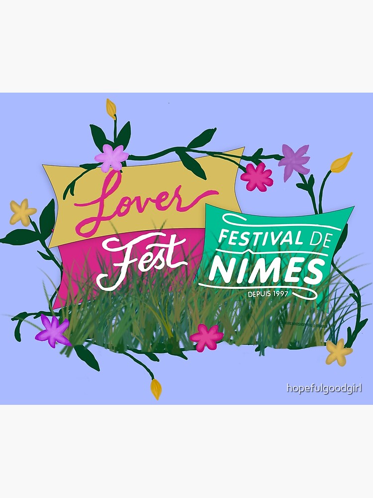 "Lover Fest Nimes" Poster for Sale by hopefulgoodgirl | Redbubble