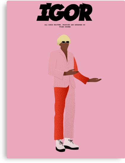 "IGOR Poster - Tyler the Creator" Canvas Print by nathanielcs | Redbubble