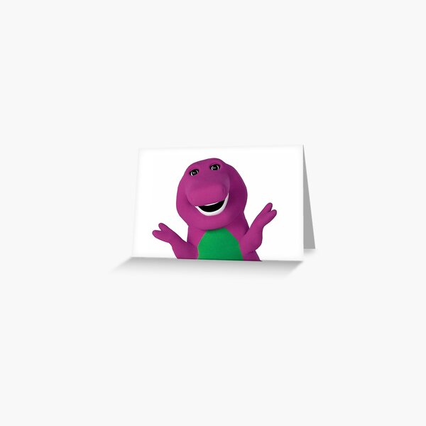Barney The Dinosaur Greeting Cards | Redbubble