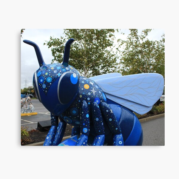"Manchester Cosmic Bee" Canvas Print by emilyallsopp | Redbubble