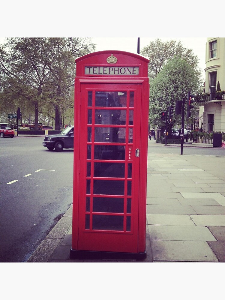 London Phone Box Premium Matte Vertical Poster sold by Few Seconds ...