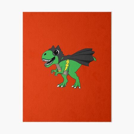 "Bat T-Rex - Superhero dinosaur" Art Board Print for Sale by dipsmistry ...