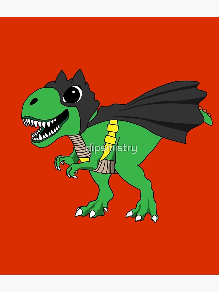 "Bat T-Rex - Superhero dinosaur" Poster for Sale by dipsmistry | Redbubble