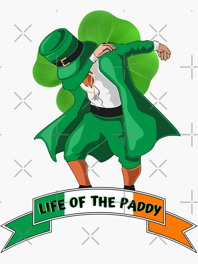"life of the paddy " Sticker for Sale by GrasslandDesign | Redbubble