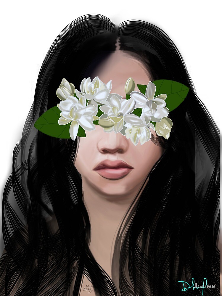 "Maria Makiling Goddess Portrait" Art Print for Sale by dhainee | Redbubble