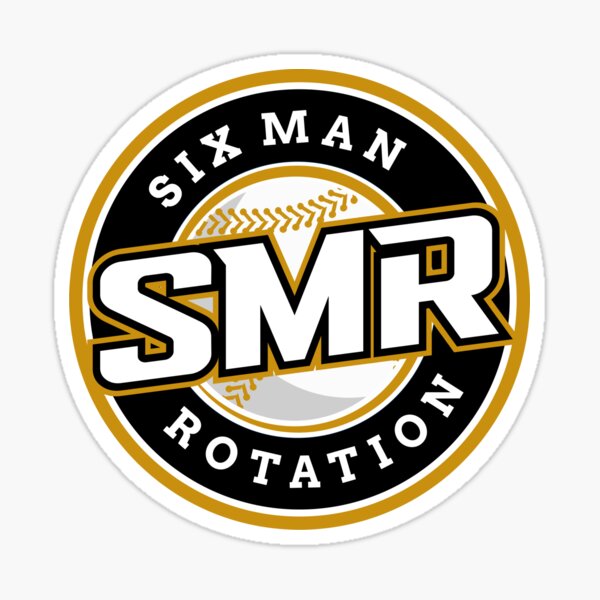 "Six Man Rotation Logo" Sticker by Hazelarc | Redbubble