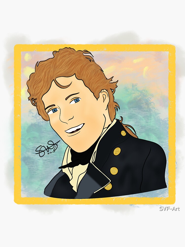 "Archie Kennedy - Hornblower" Sticker for Sale by SVF-Art | Redbubble