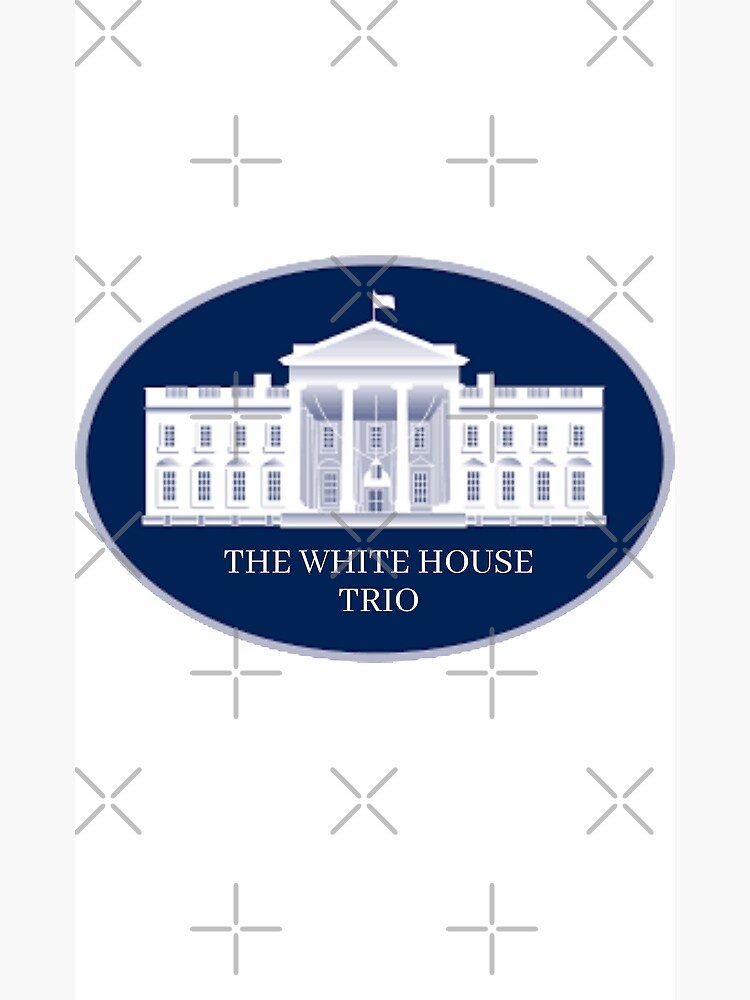 "White House Trio RWRB Sticker" Poster for Sale by chrisevanswife ...