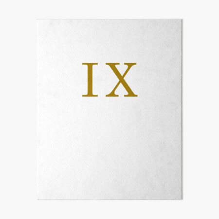 Lámina rígida «número romano 9 | Número romano IX | números romanos en ...