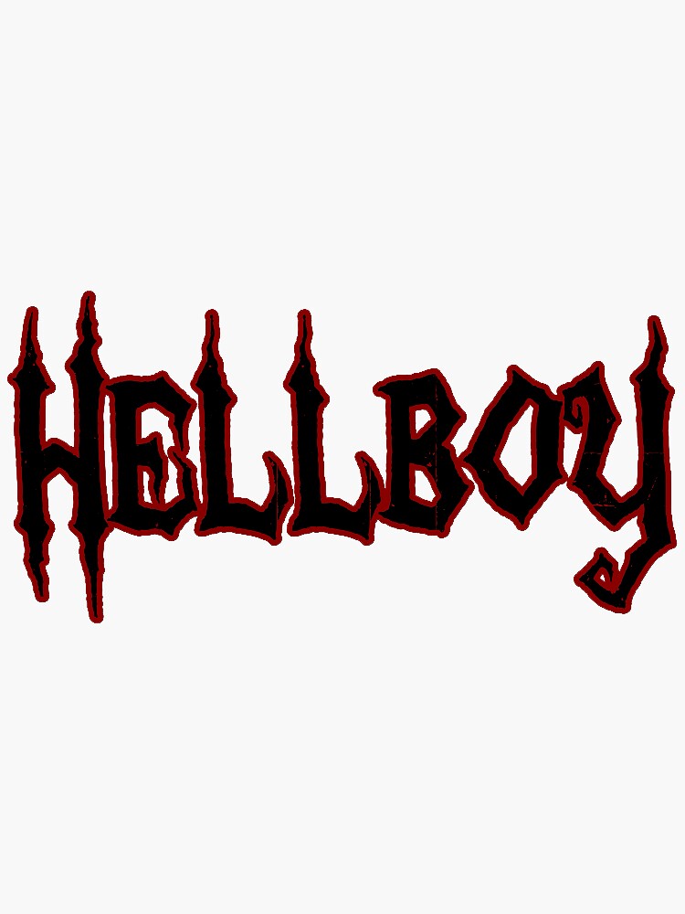 "Hellboy" Sticker for Sale by TonyWrightt | Redbubble