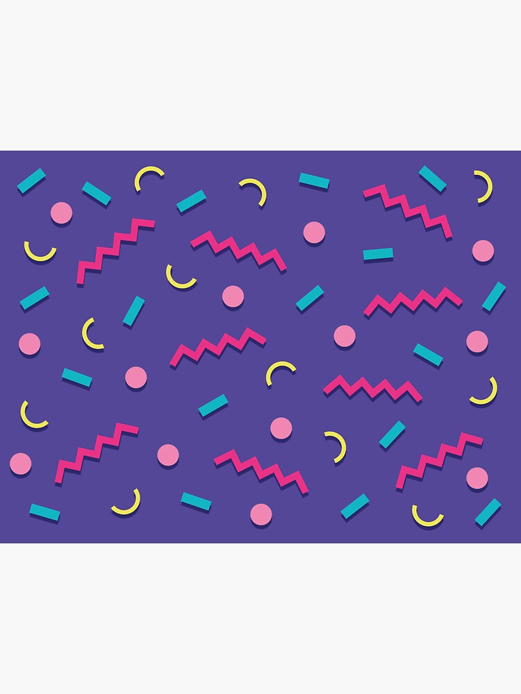 "Memphis Pattern 17 - Retro 90s / 80s" Sticker for Sale by GraphicWave | Redbubble