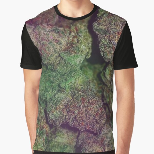 "Dank Purple Stoner Buds of Cannabis Marijuana Nugs" Graphic T-Shirt ...