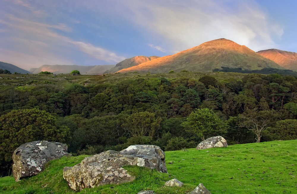 "Maam Valley mountain range Connemara Ireland." by MickBourke | Redbubble