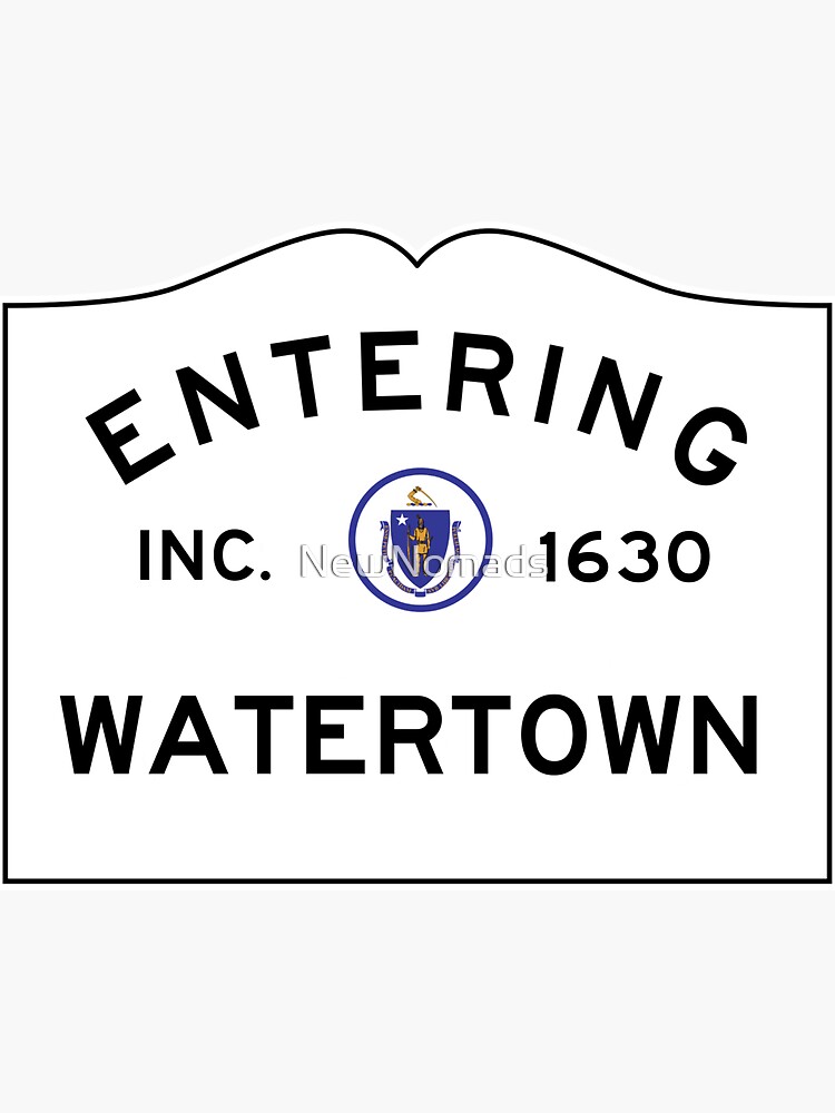 "Entering Watertown Massachusetts - Commonwealth of Massachusetts Road ...