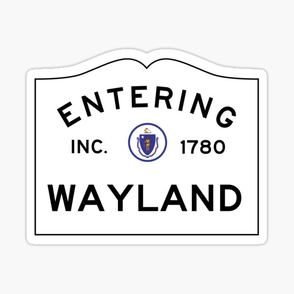 "Entering Wayland Massachusetts - Commonwealth of Massachusetts Road ...