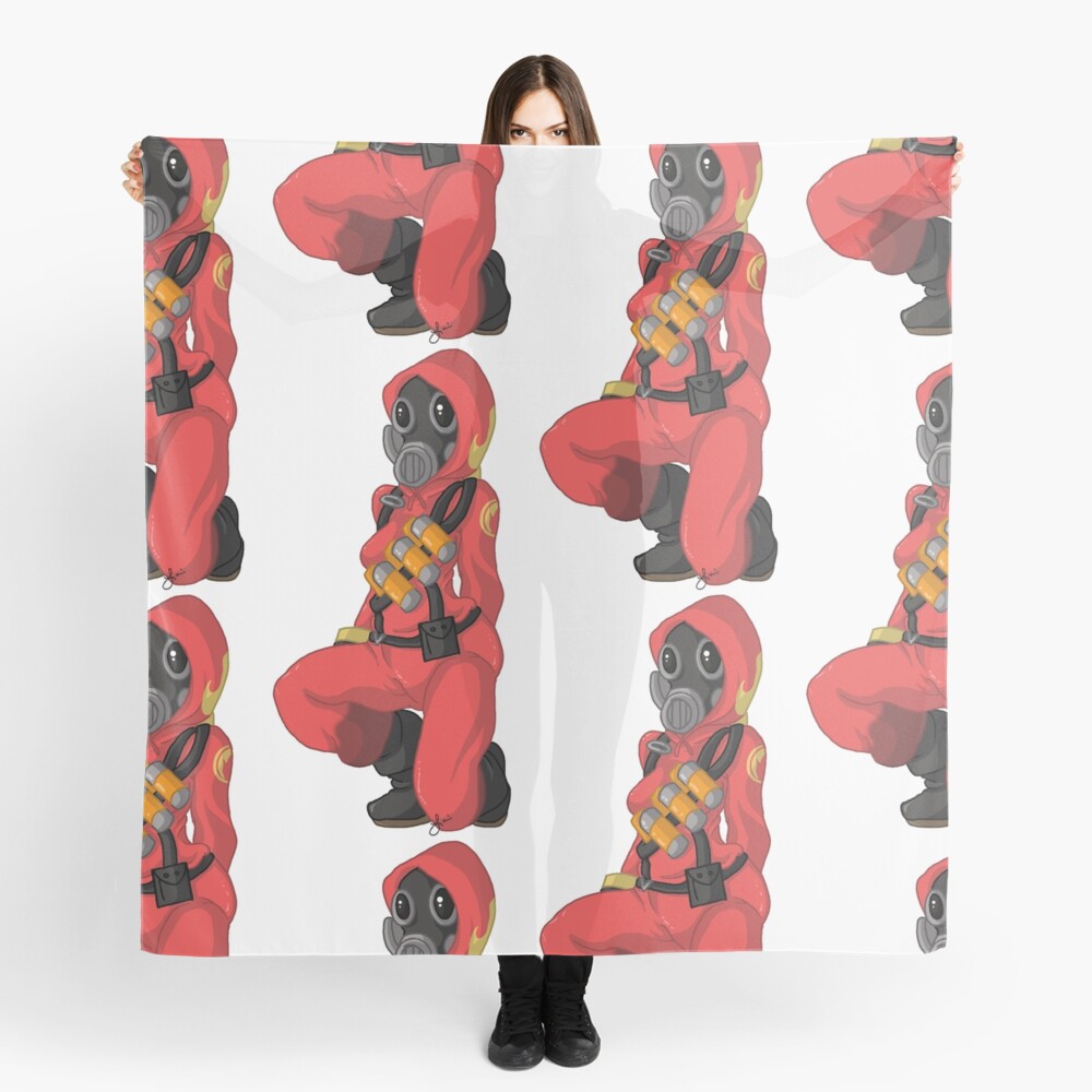 "La Femme Pyro" Scarf for Sale by disdainful-loni | Redbubble