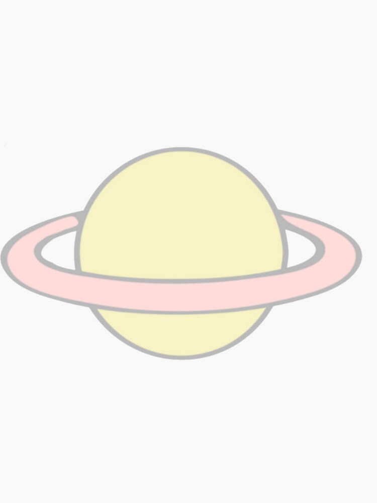 "Cute aesthetic Saturn sticker " Sticker by EveIynA | Redbubble