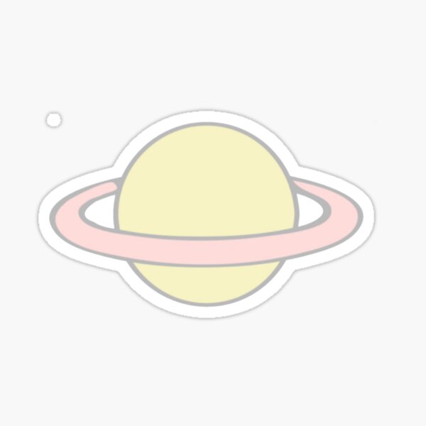 "Cute aesthetic Saturn sticker " Sticker by EveIynA | Redbubble