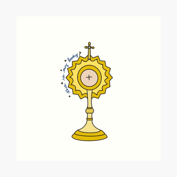 Monstrance Wall Art | Redbubble