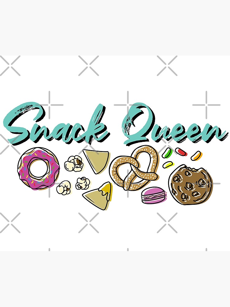 "Snack Queen" Poster for Sale by TheCosmicBeetle | Redbubble