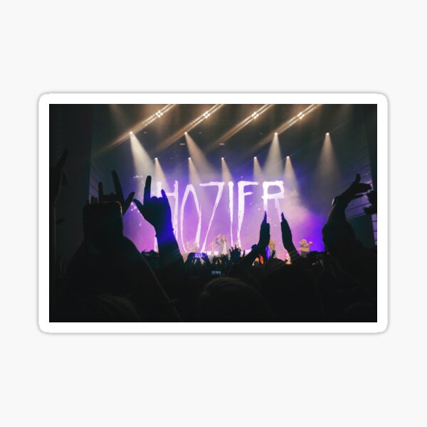 "Hozier Concert" Sticker by ysiad123 | Redbubble